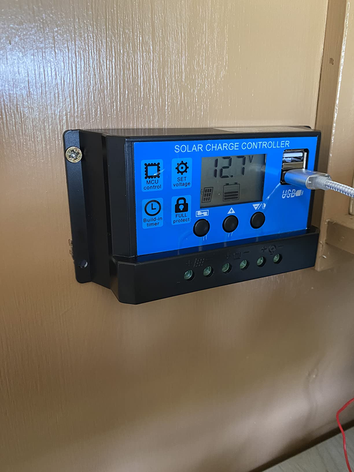 Solar Charge Controller, Topcloud 30A Solar Panel Controller 12V/24V ...