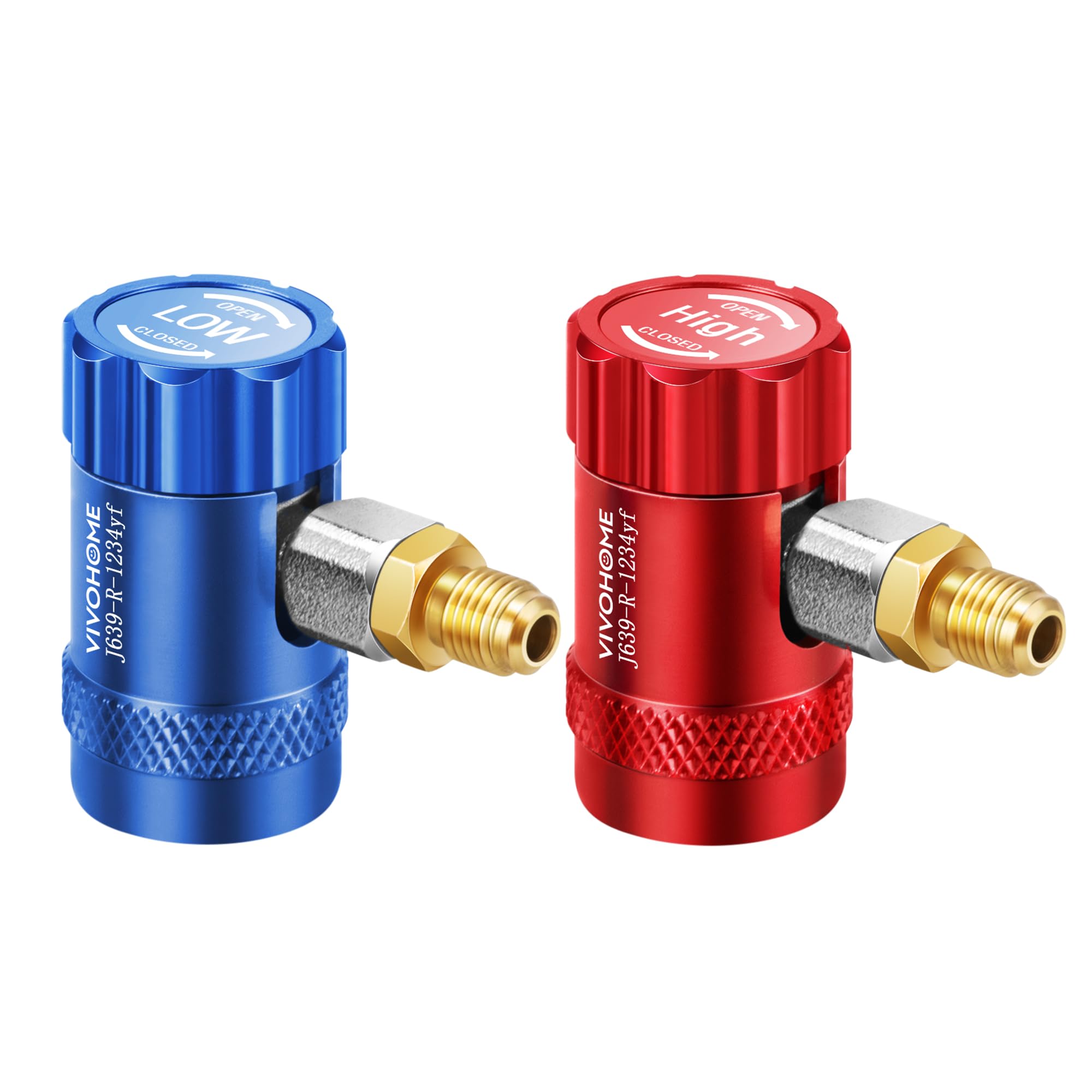 Snapklik.com : VIVOHOME R1234yf Quick Couplers Adapter, High Low Side ...
