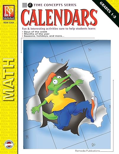 Time Concepts Series: Calendars (Grade 1-3) | Reproducible Activity ...