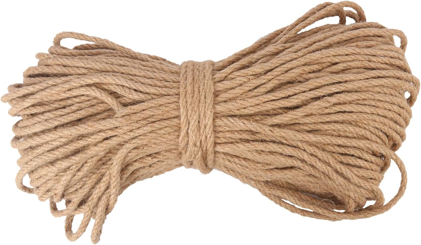 Amazon.com: IHDYPPEW 7 mm Jute Rope, 328 Feet Hemp Rope, Heavy Duty ...