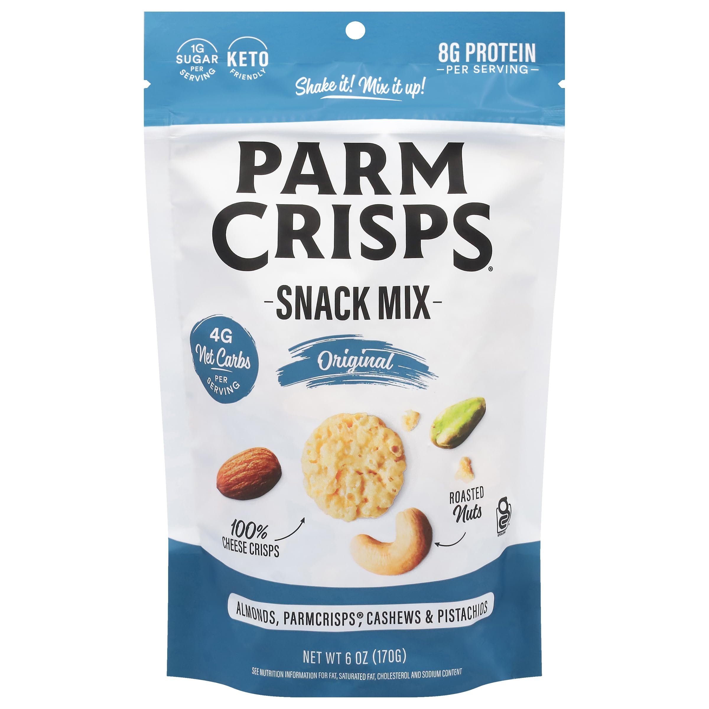 Amazon.com : ParmCrisps Snack Mix – Original Cheese Parm Crisps and ...
