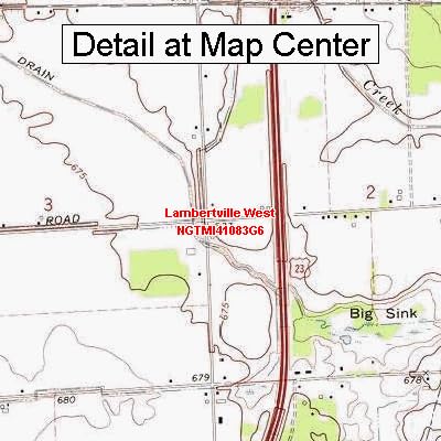 Amazon.com : USGS Topographic Quadrangle Map - Lambertville West ...