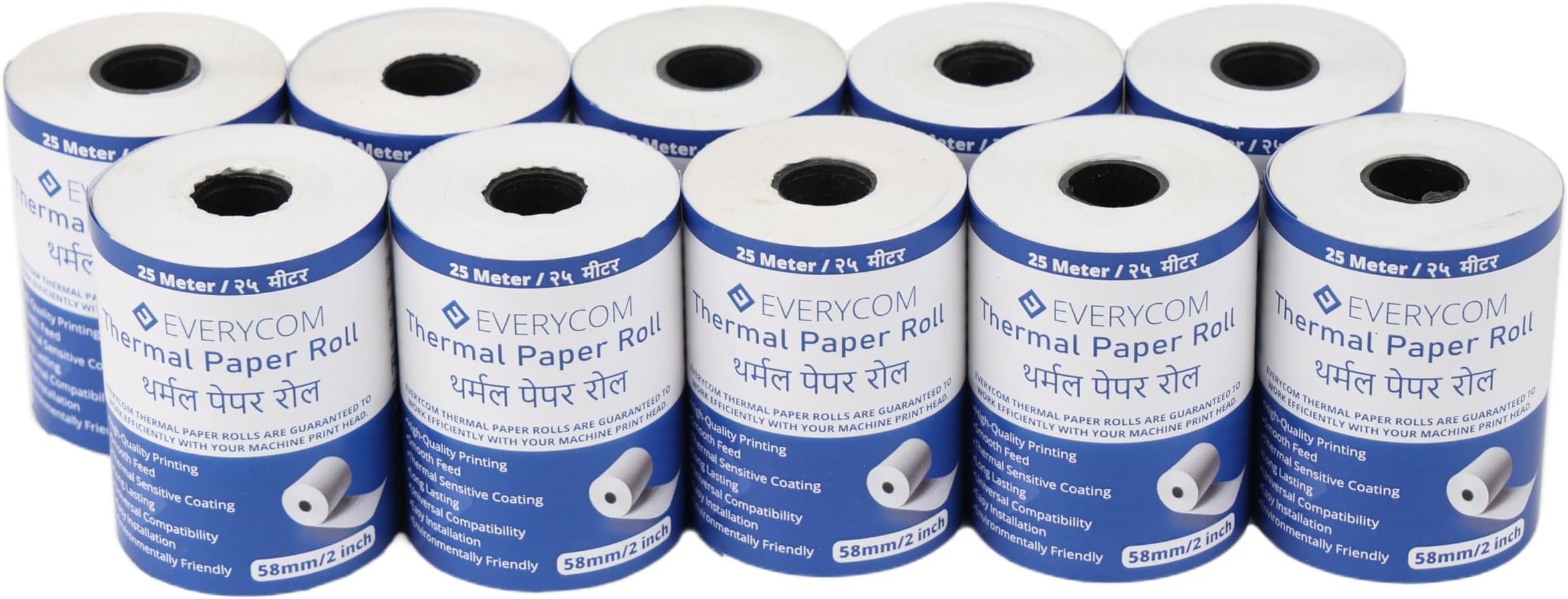 Desmat 5515 Thermal Paper Rolls 55mm (Width) x 15 Mtrs (Length), Pack ...