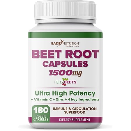Amazon.com: Beet Root Capsules 8000mg | 320 Count | Non-GMO, Gluten ...