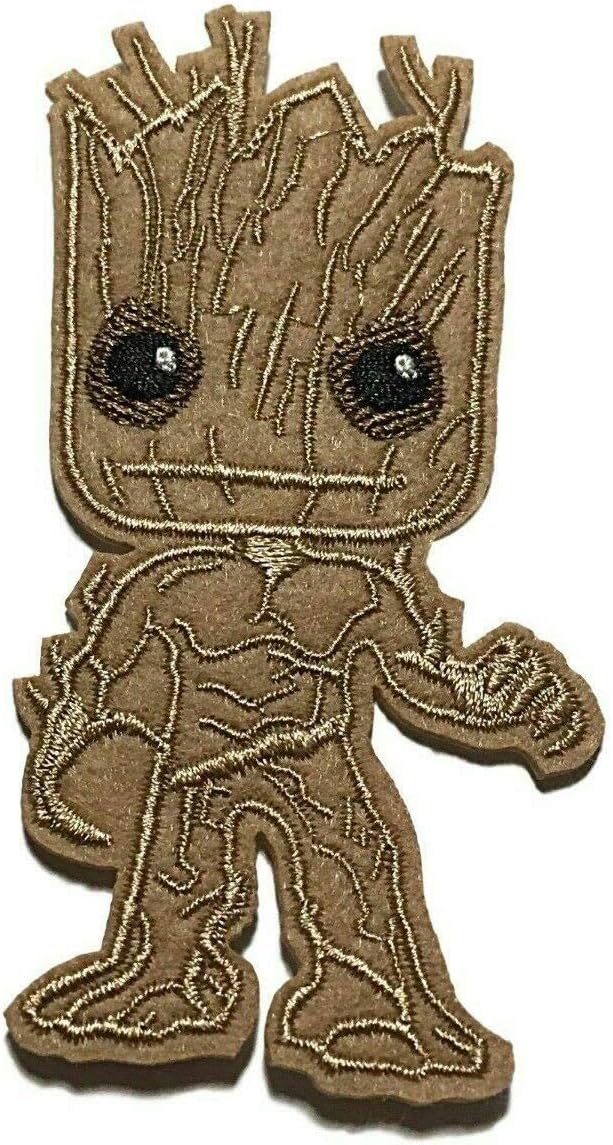 Amazon.com: Groot Character Embroidered 4" Tall Iron on Patch
