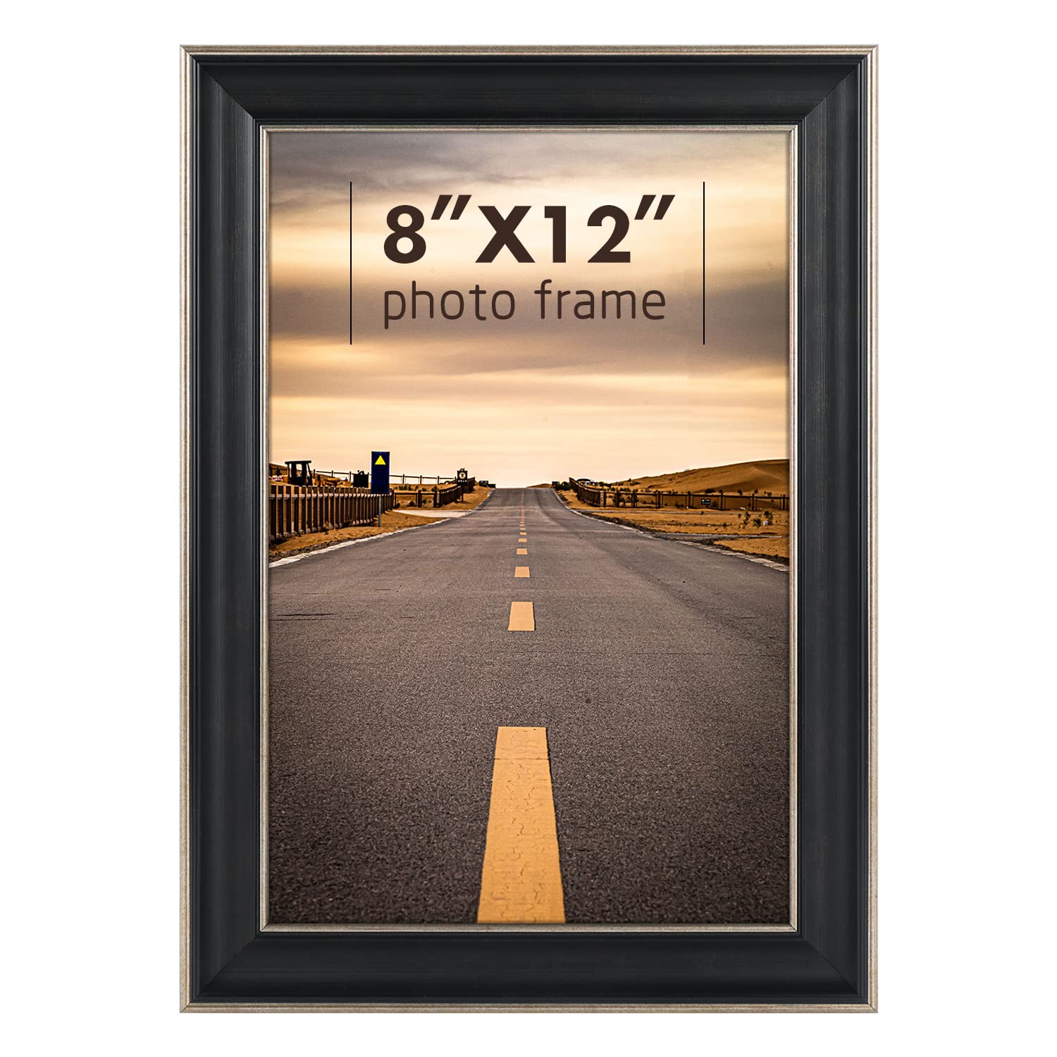 Amazon.com - Golden State Art, 8X12 Inch Poster Frame Silver-Beige with ...