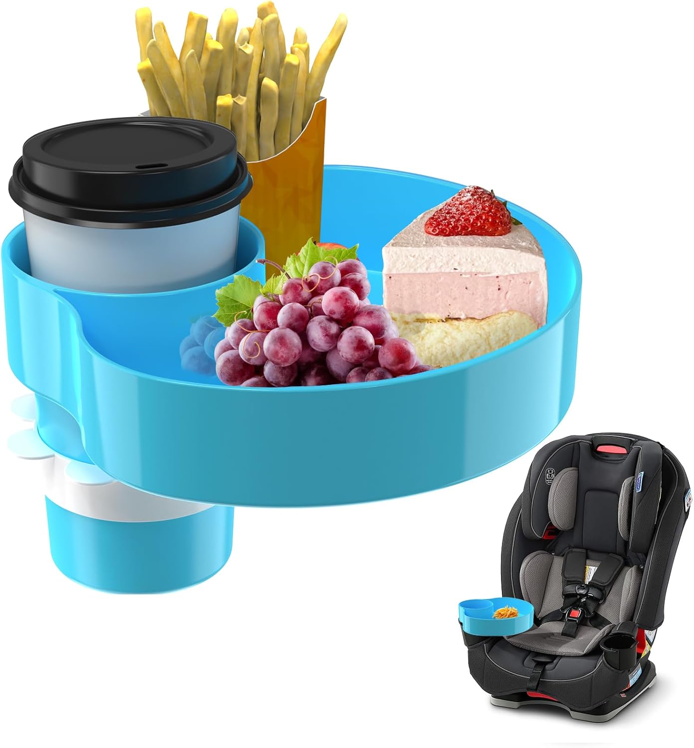 Amazon.com: Kids Car Seat Tray, Travel Tray with Cup Holder for Toddler ...