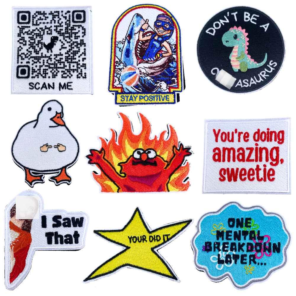 Amazon.com: YJ PREMIUMS 9PC Funny Morale Patch, Tactical Military Army ...