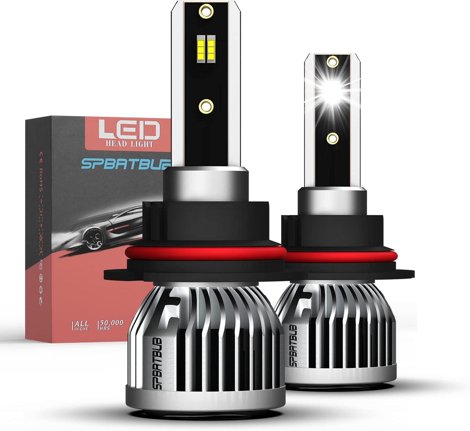 9007 Led Headlight Bulb High And Low Beam, Hb5 9007 Led Headlights ...
