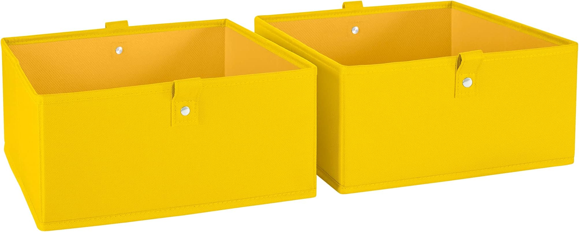 Amazon.com - Simple Houseware Foldable Cube Storage Bin, Yellow - 6 Pack