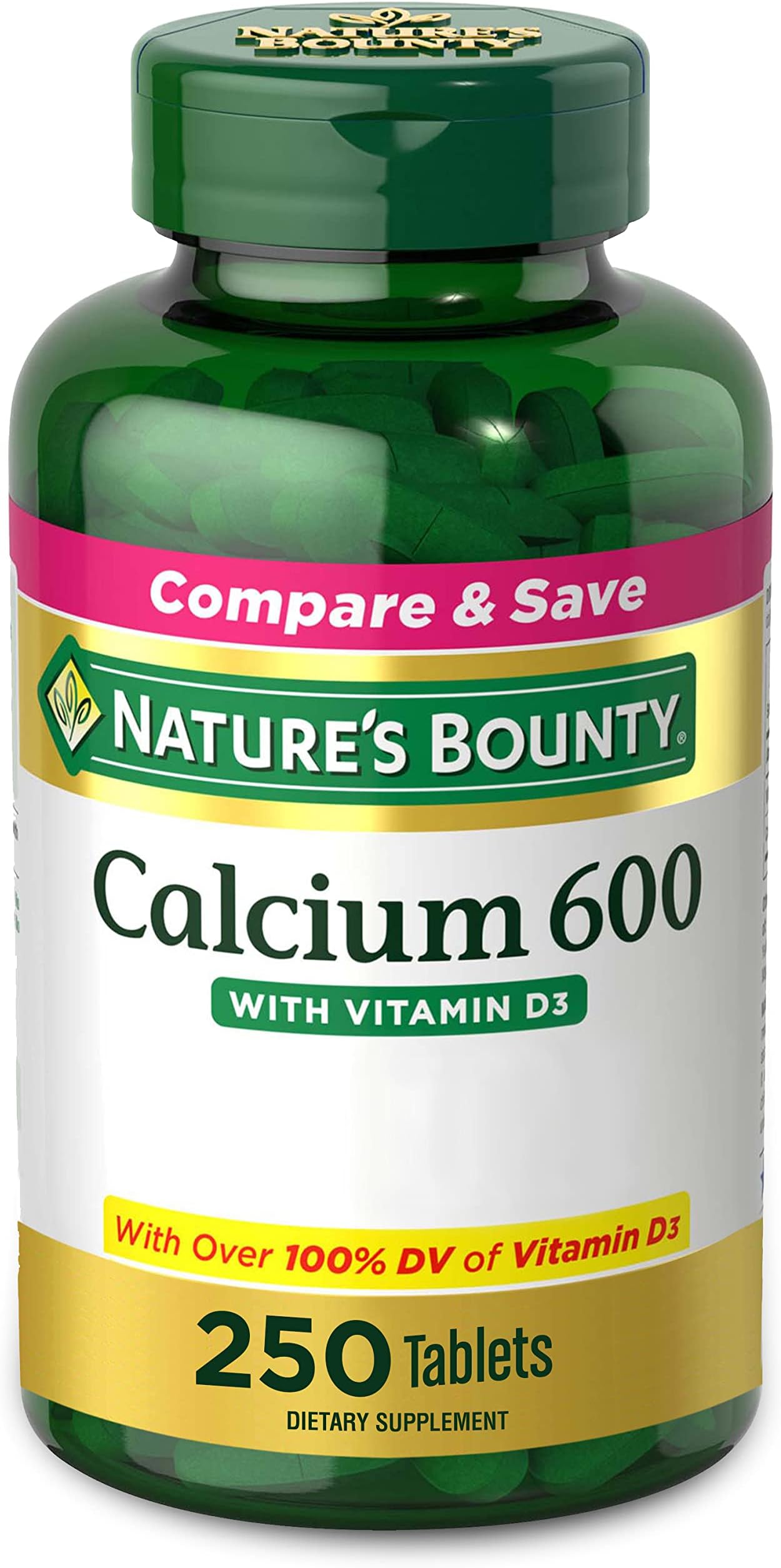 Amazon.com: Major Oyster Shell Calcium with Vitamin D3 500 mg / 5 mcg ...
