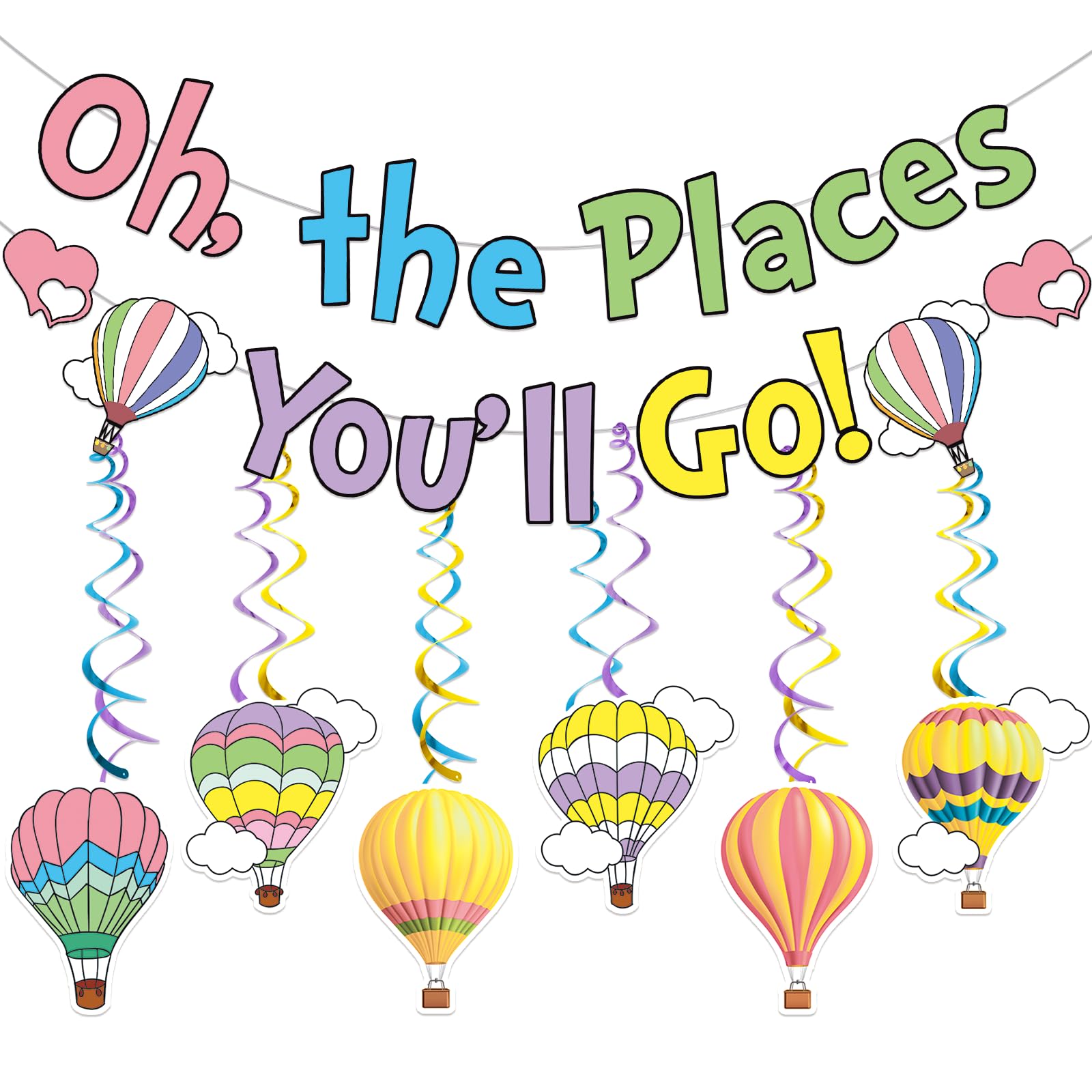 Amazon.com: Oh The Places You'll Go Banner Oh The Places You'll Go ...