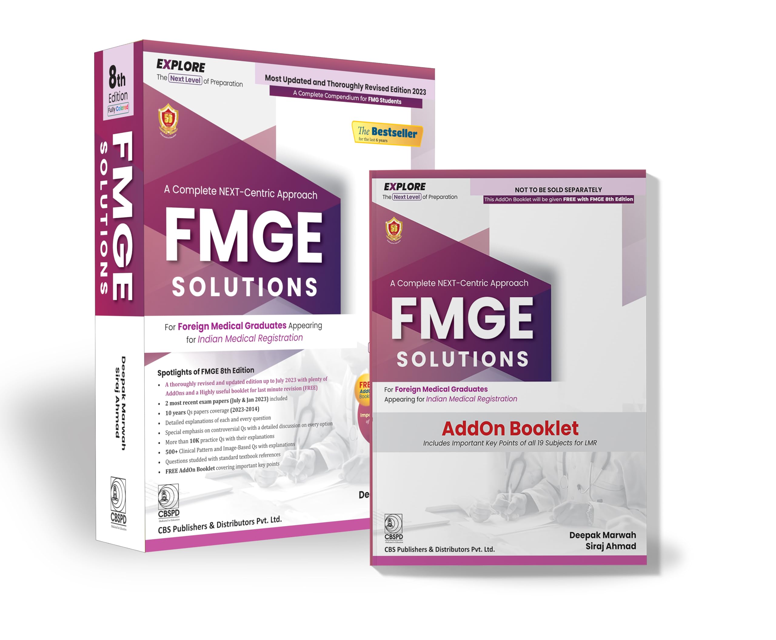 Buy Old Edition - FMGE SOLUTIONS 8th edition with FREE AddON Booklet ...