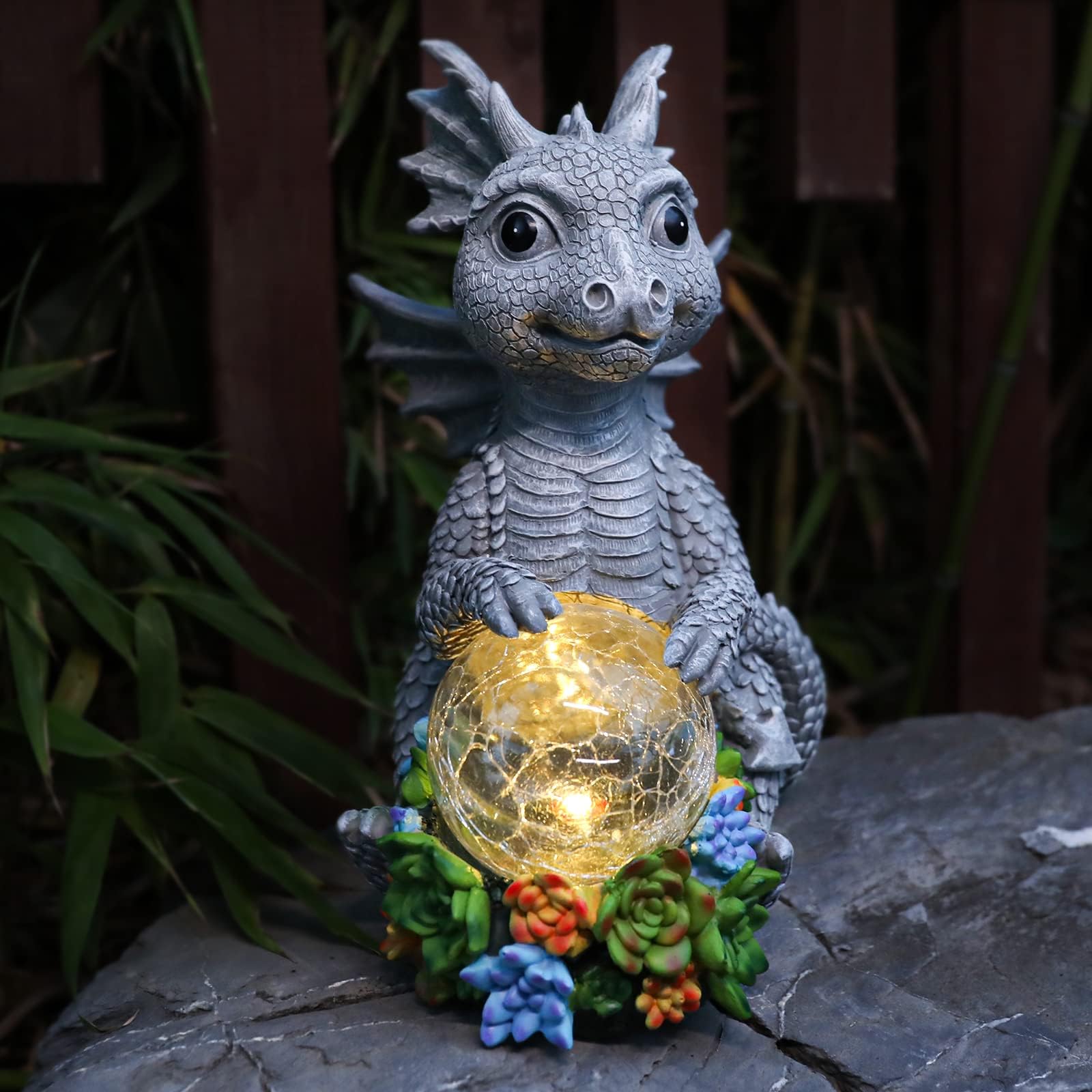 Amazon.com: Pacific Giftware Garden Dragon Good Dragon Panting Dragon ...