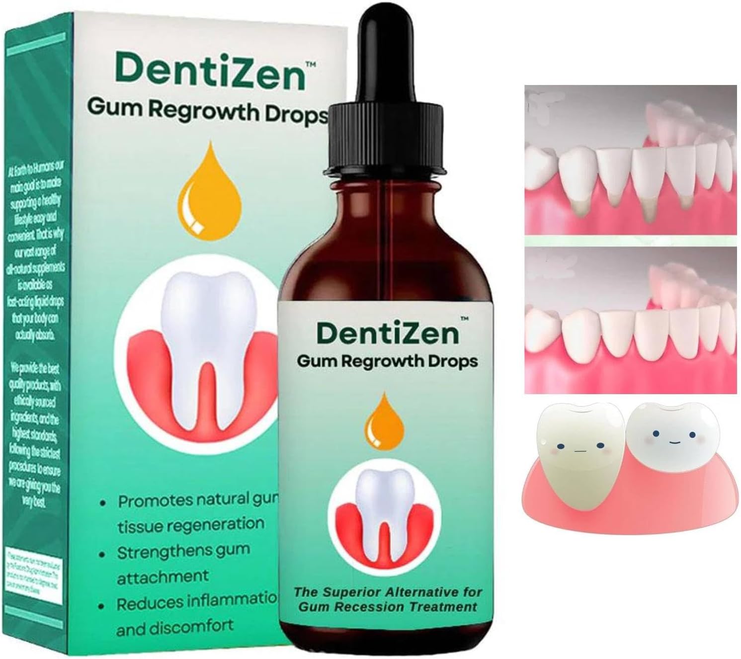 Gum Regrowth Drops,Gum Relief Drops & Gum Restore Drops, Gum Therapy ...