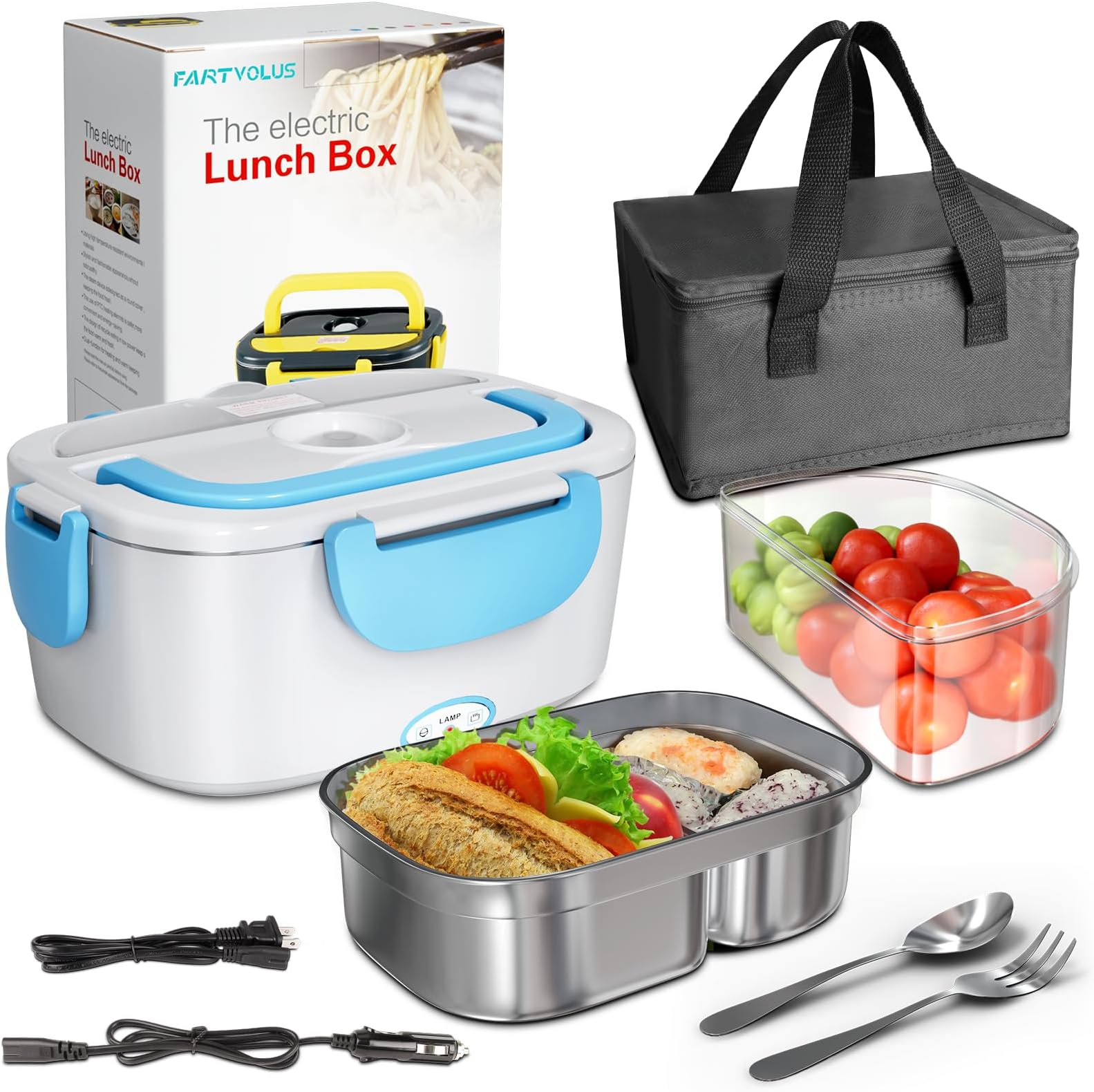 Amazon.com: COZYEXPERT 80W Electric Lunch Box Food Heated 12V 24V 110V ...