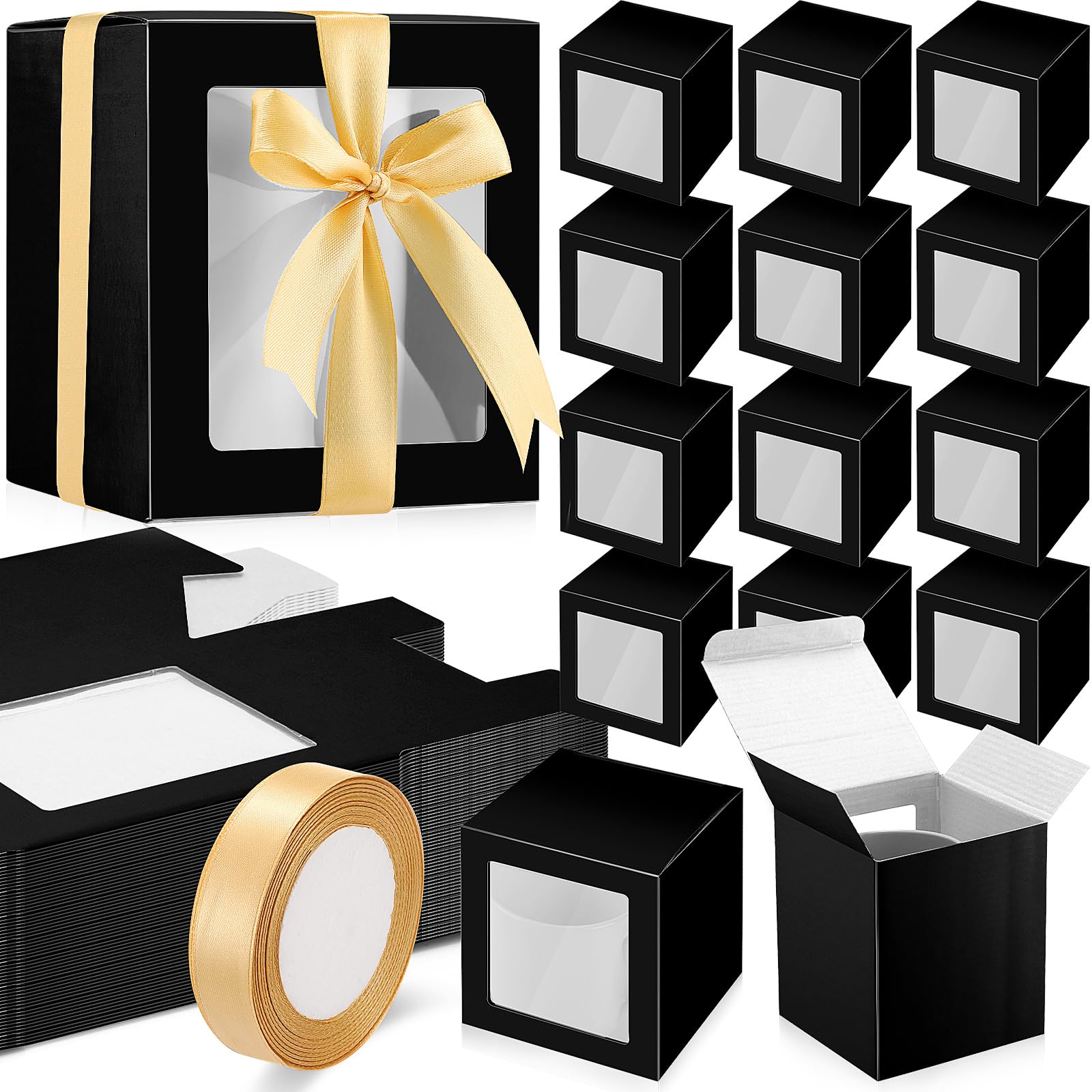 Amazon.com: Ctosree 50 Pcs Gift Boxes for Sublimation Mugs, Mug Boxes ...