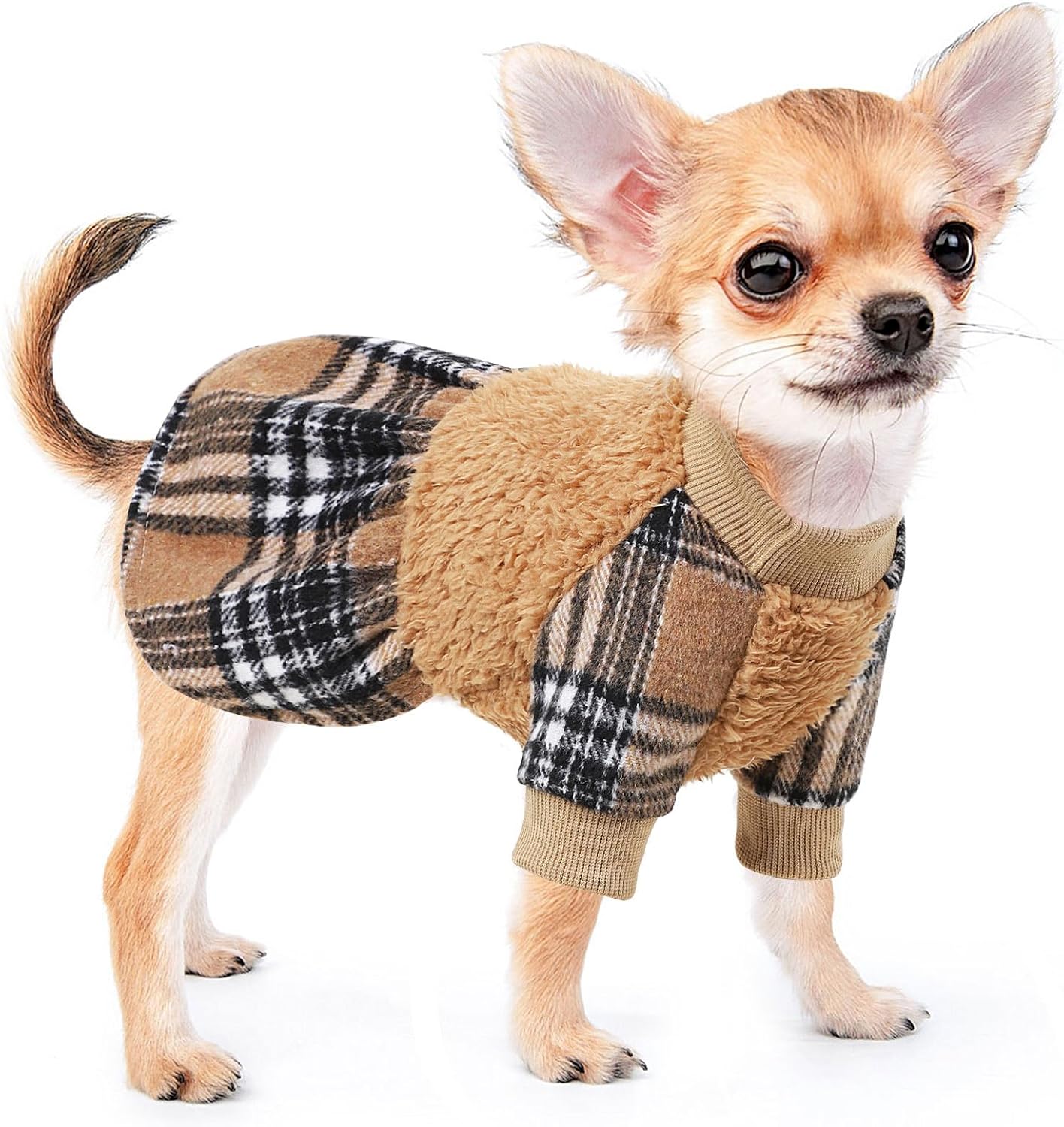 Amazon.com : Kosiyi Dog Clothes for Small Dogs Girl Winter Dog Sweater ...