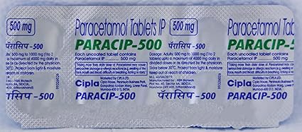 PARACIP-500MG - Strip of 15 Tablets : Amazon.in: Health & Personal Care