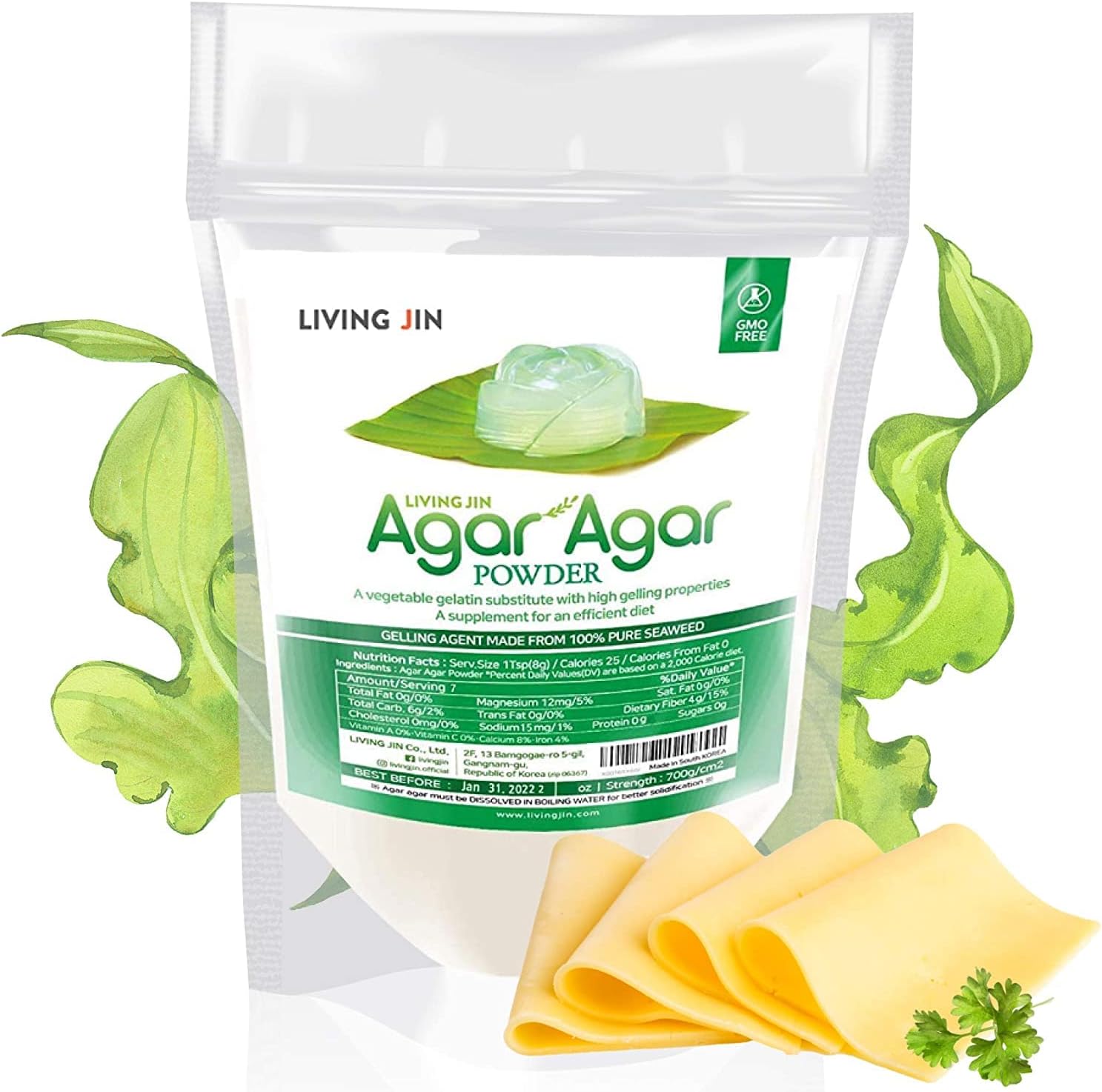Amazon.com : Agar Agar Powder, 4 oz. : Grocery & Gourmet Food