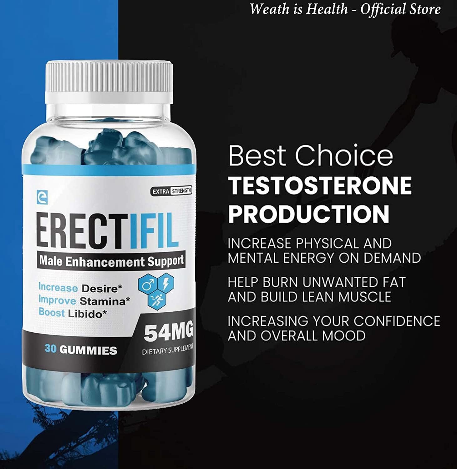 OfficialStore – Gomitas Erectifil, hierba de goma Erectafil ME y ED ...