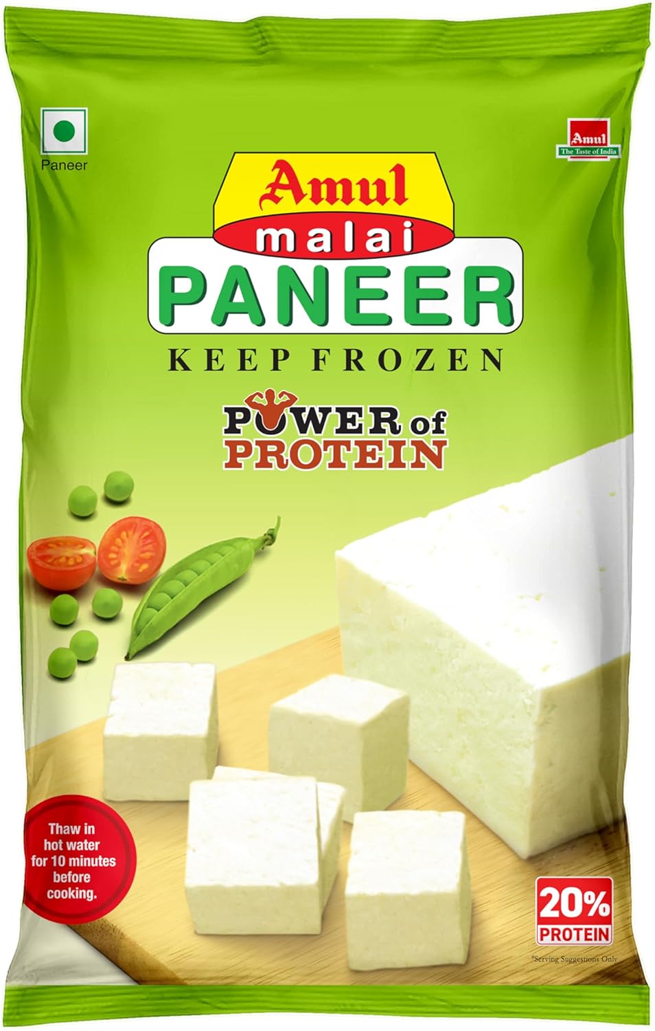 Amul Frozen Paneer Cubes, 200 gm : Amazon.ae: Grocery