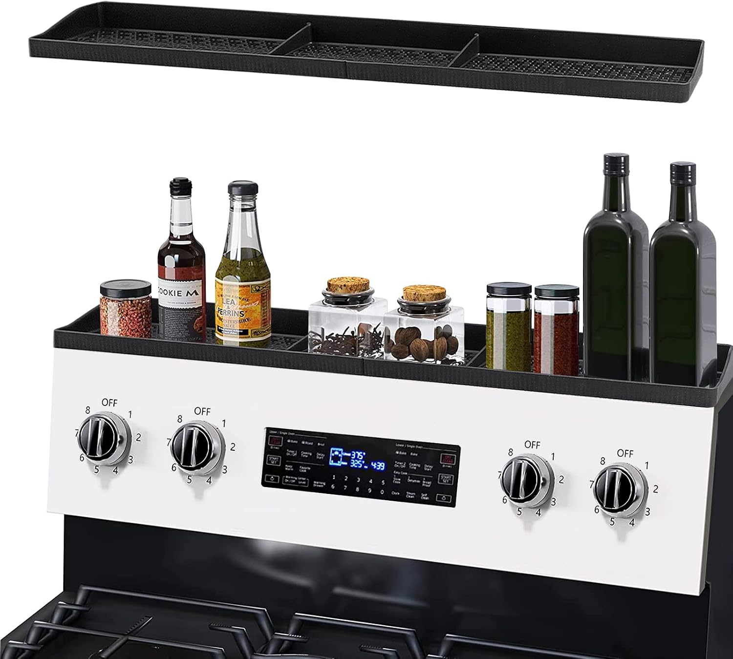 Amazon.com: GBPLAIN 30" Silicone Magnetic Shelf Kitchen Stove, Over the ...