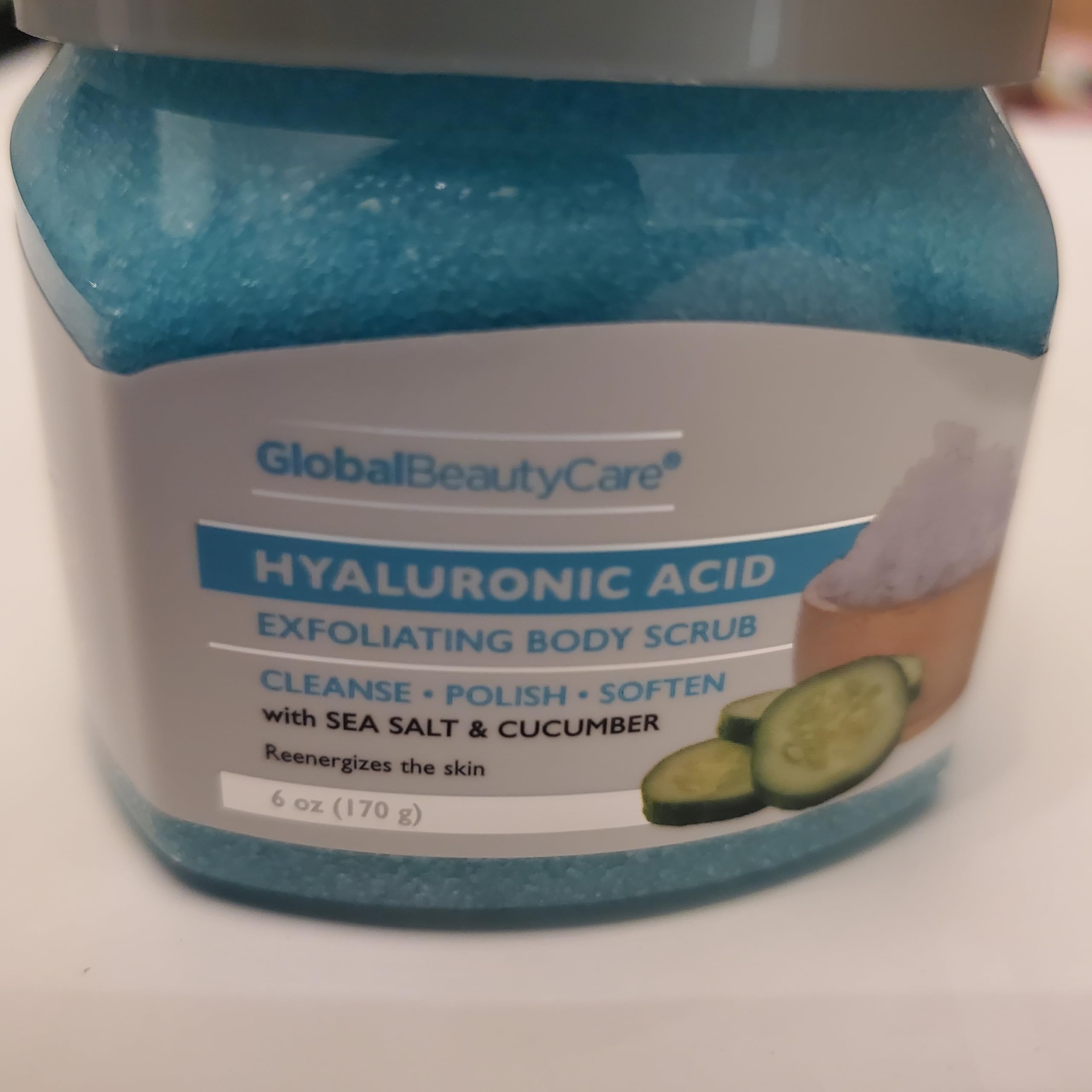 Amazon.com : Global Beauty Care Hyaluronic Acid Exfoliating Body Scrub ...