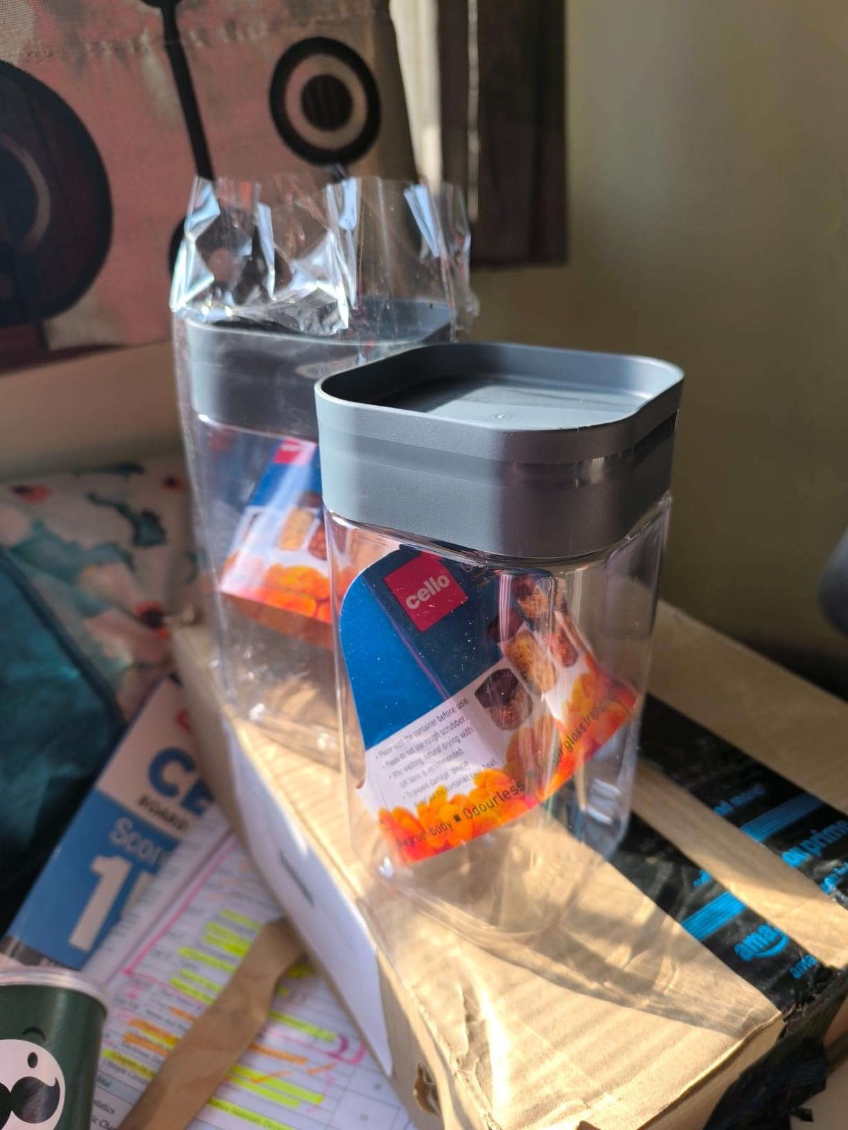 Buy CELLO Modustack Square Containers | Air Tight Lid and Stackable ...