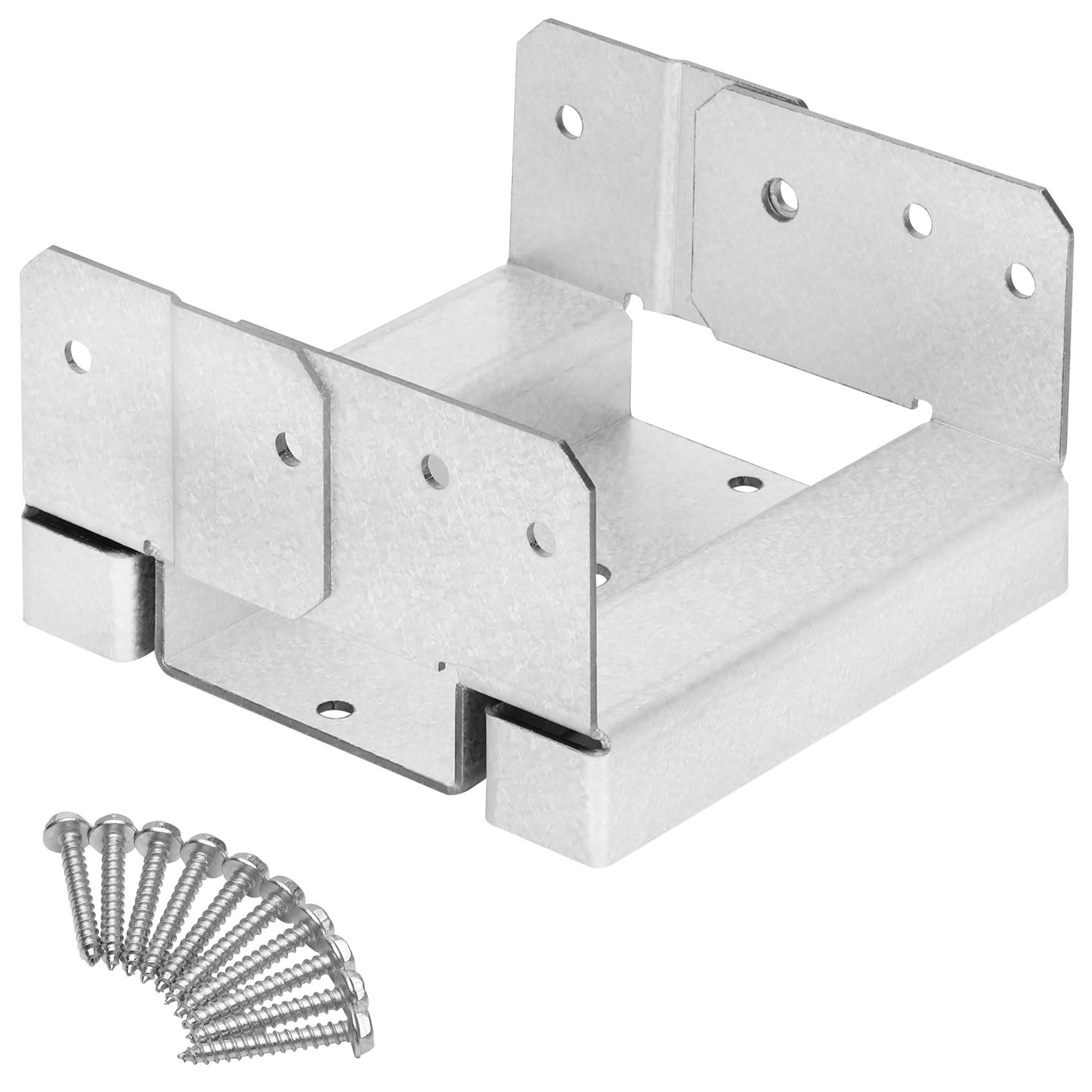 Snapklik.com : LONSGE 10 PCS 6x6 Post Base For Concrete, Adjustable ...