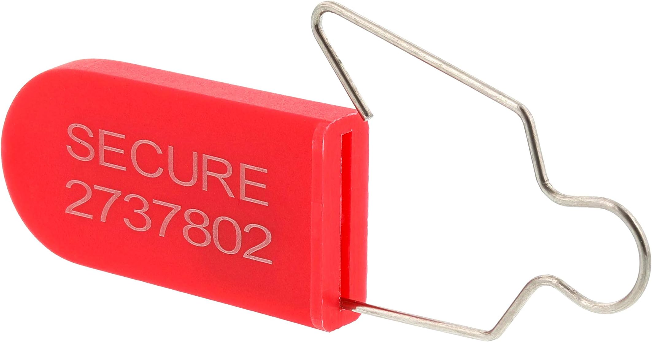 Yellow Plastic Padlock Security Seal with Metal Wire - 100 Pack ...