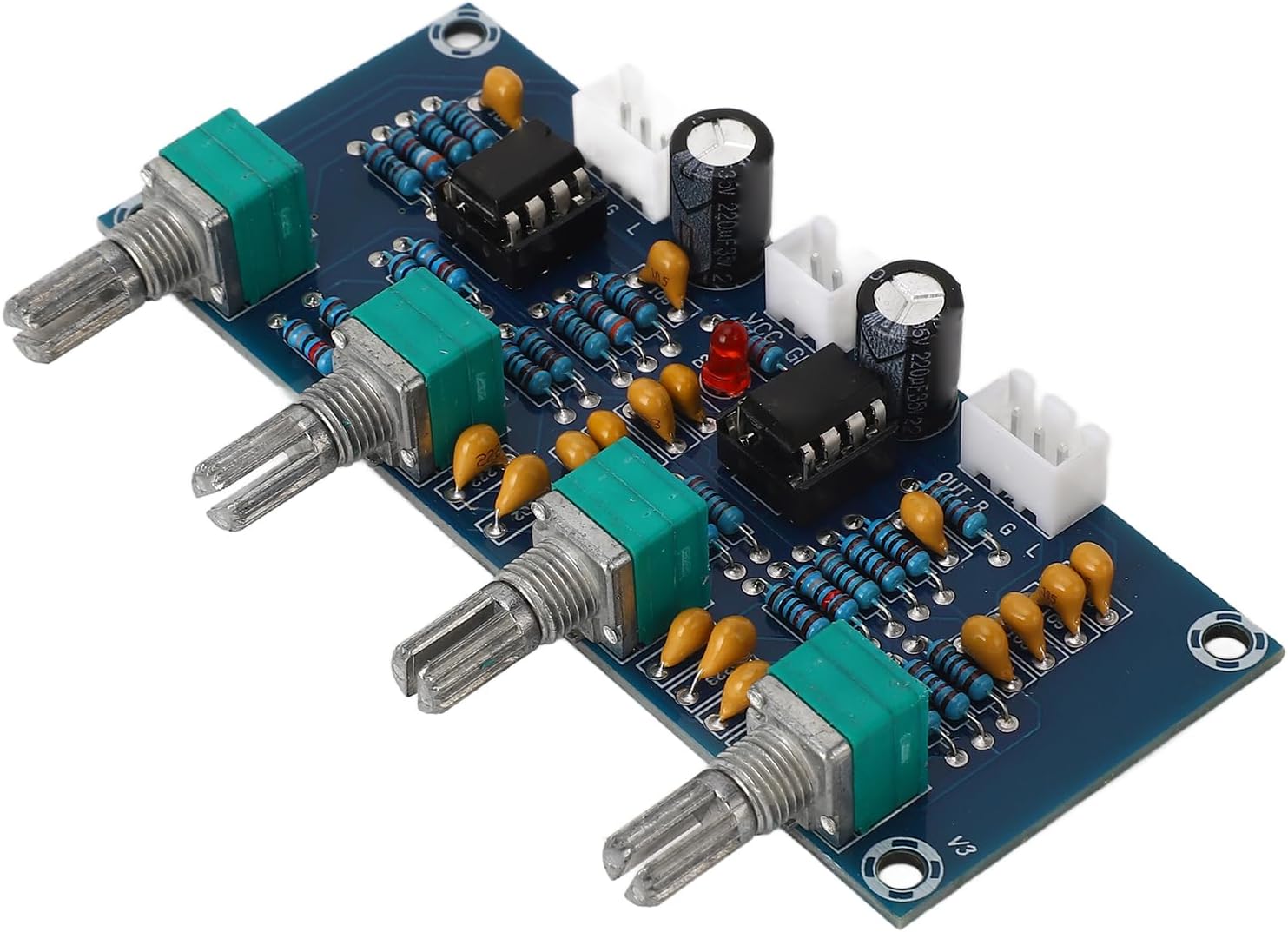 Preamplifier Volume Tone Control Board, PCB Preamp Tone Board for ...