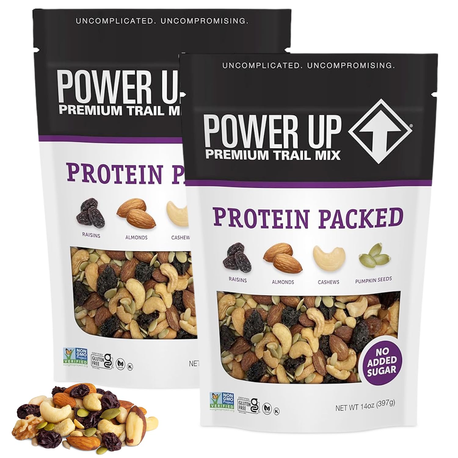 Amazon.com: Generic Trail Mix 2-Packs 14Oz – Delicious and Crunchy ...