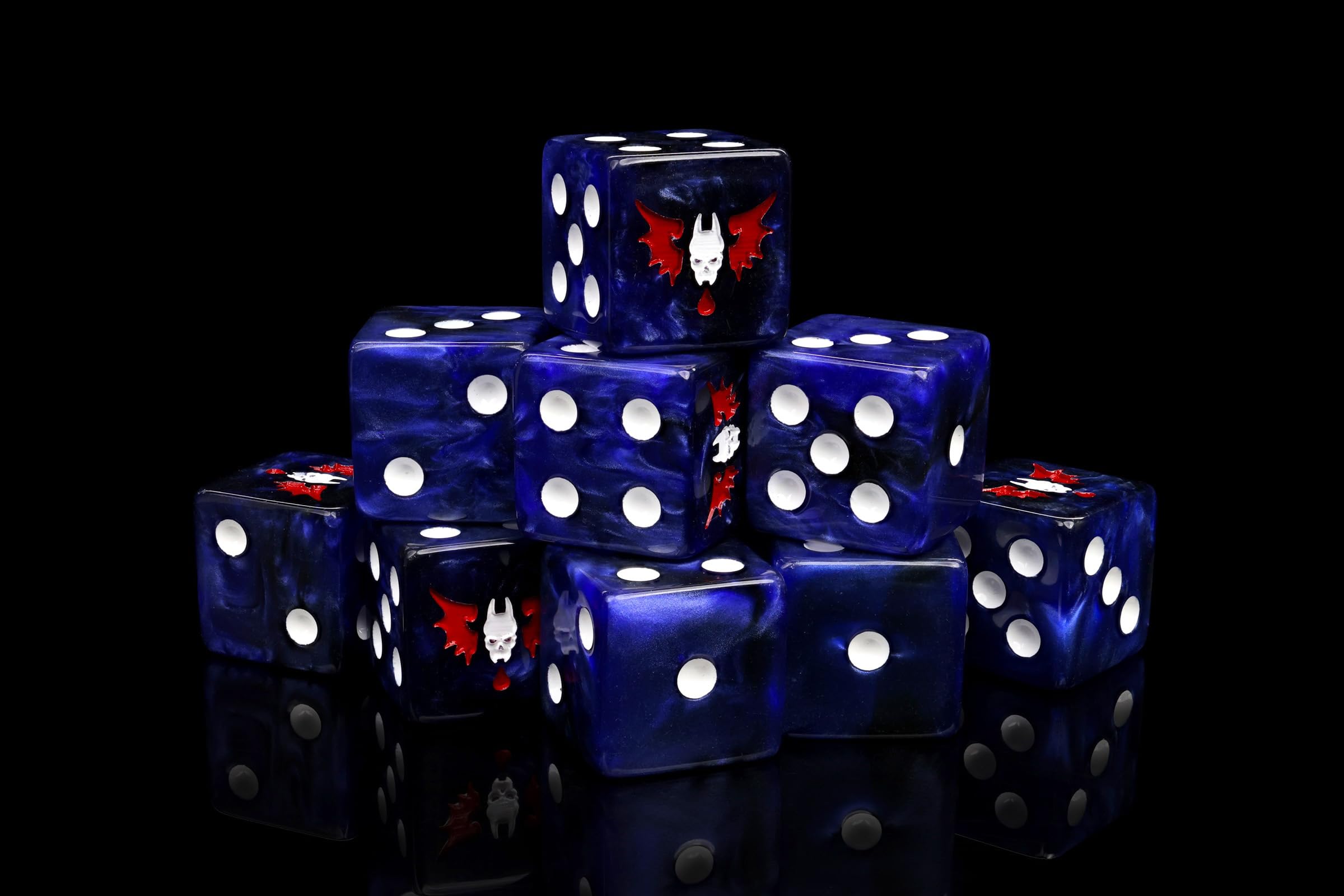 Amazon.com: Baron of Dice Lords of The Night Resin Dice - Set of 25 ...