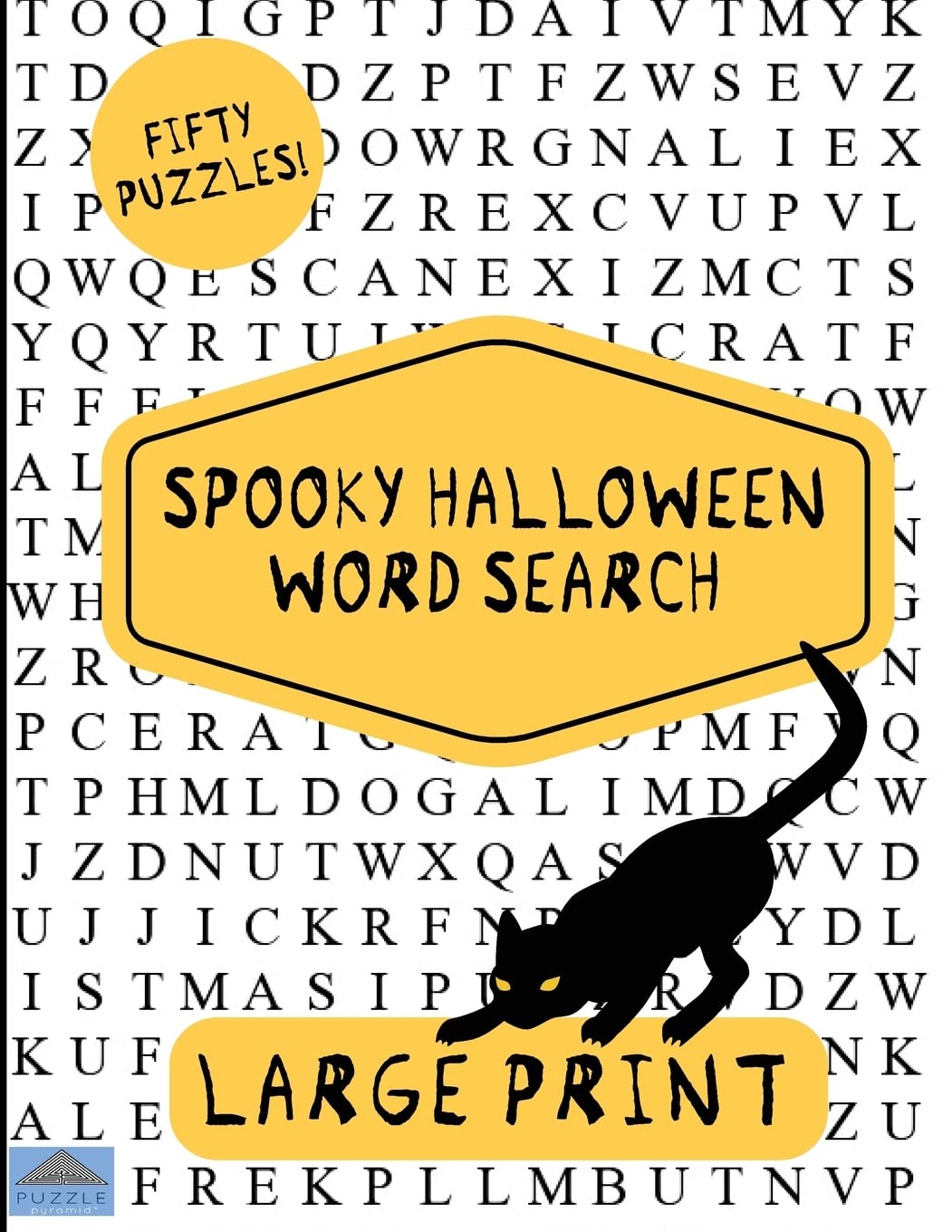 Spooky Halloween Word Search: Large Print Word Search, Word Search Book ...