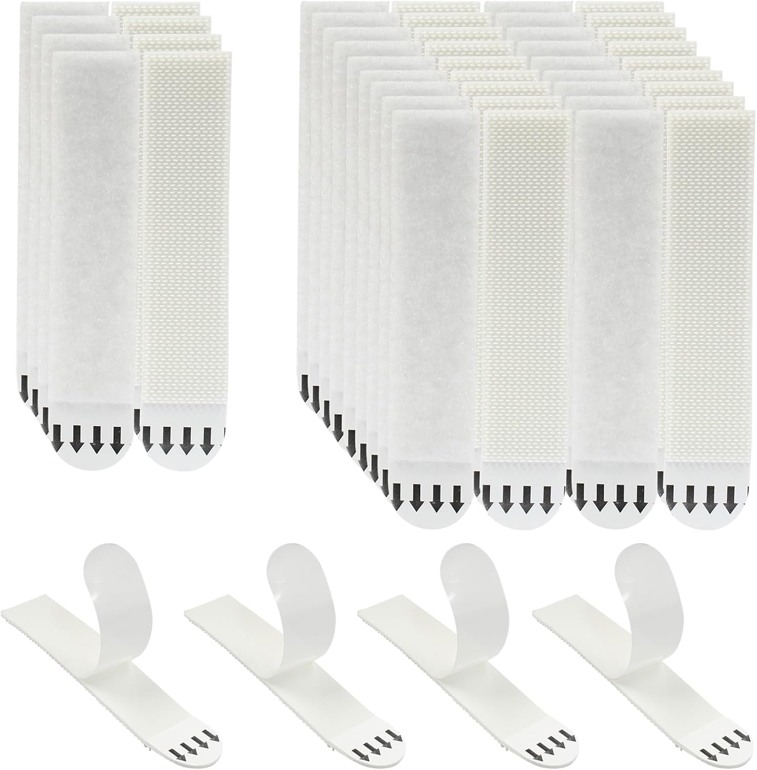 Waziaqoc 48Pcs Picture Hanging Strips, Heavy Duty Sticky Picture ...