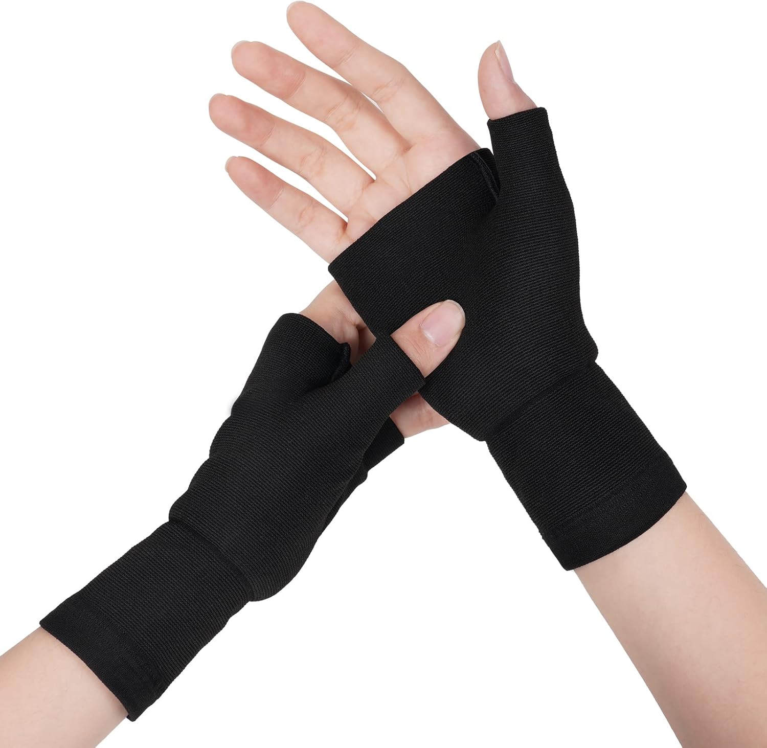 AOOWU Support de Poignet de Compression, 2Pcs Gants de Compression pour ...