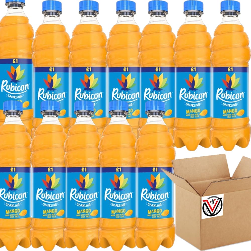 12 x Rubiconn Sparkling Mango Juice Drink 500ml PMP £1 - Sparkling ...