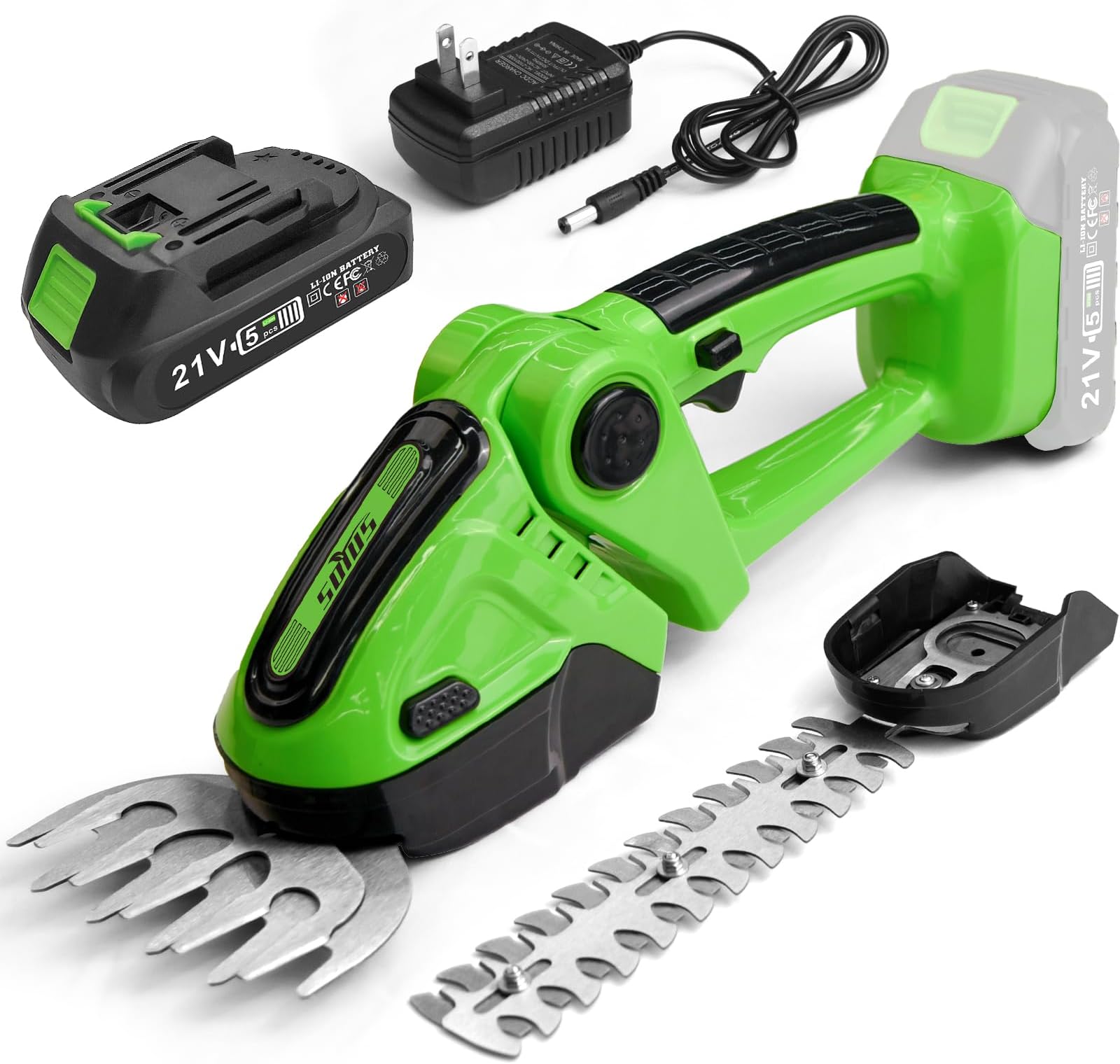 Amazon.com: SereneLife Grass Shear Cutter, Corded Electric, Battery ...