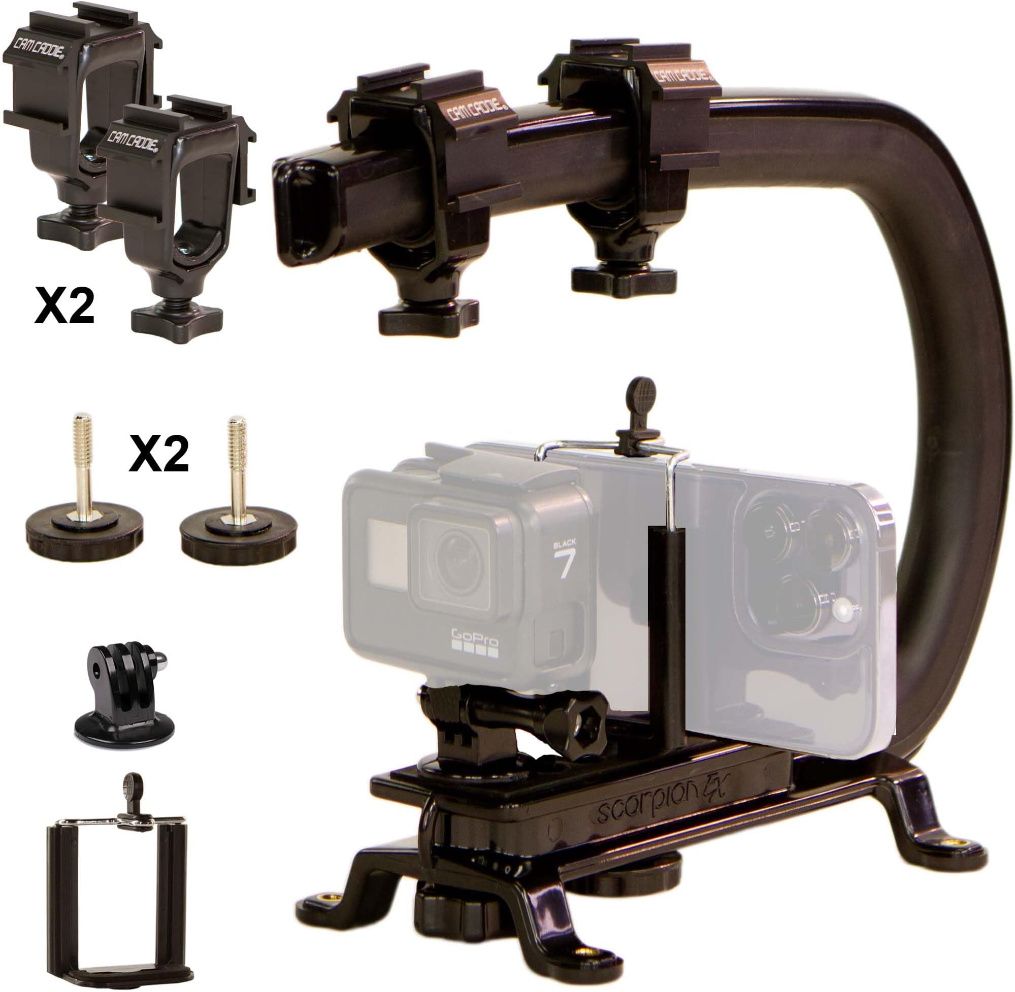 Amazon.com : Zeadio Video Action Stabilizing Handle Grip Handheld ...