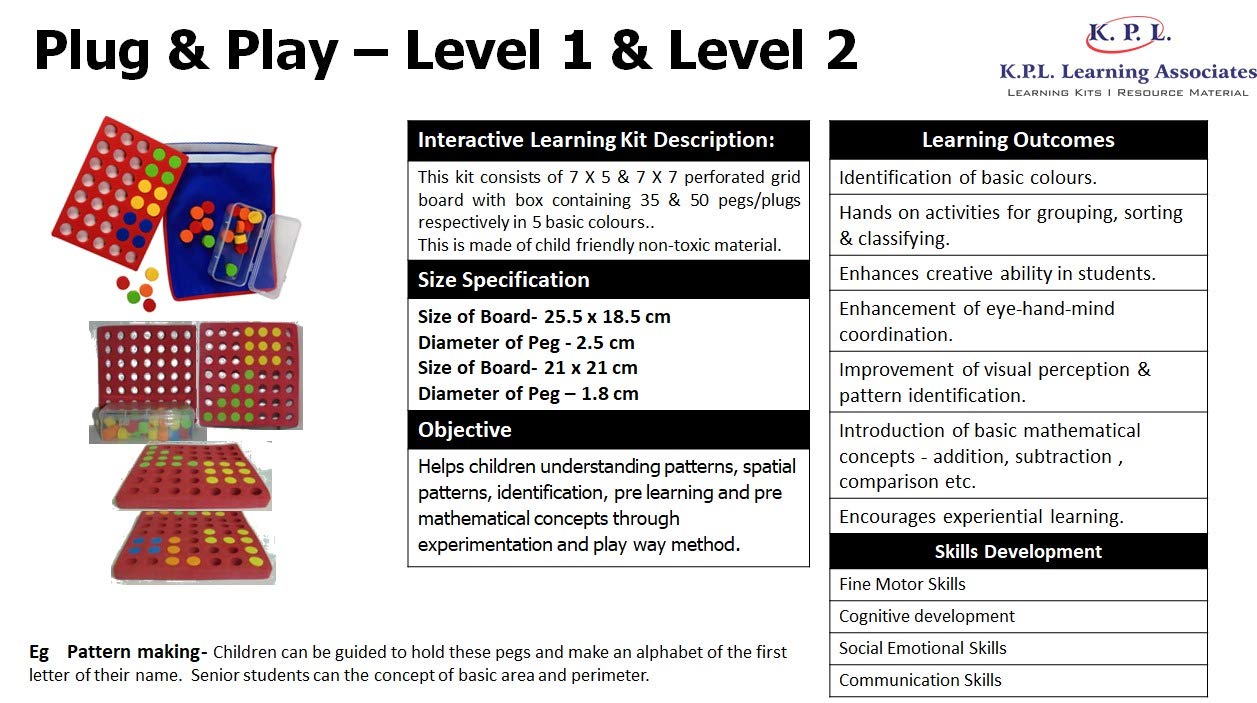 Buy KPL Learning Associates Pvt. Ltd. EVA Foam Based Plug and Play ...