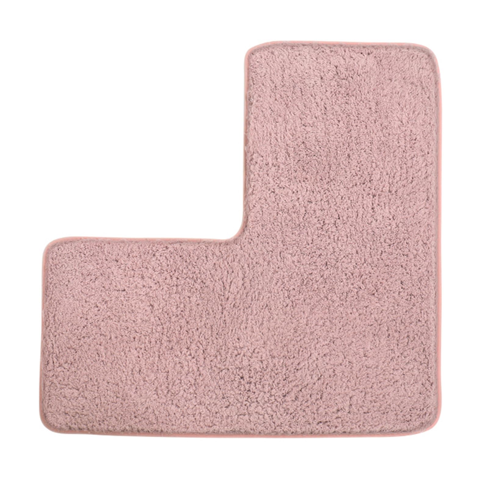 Amazon.com: L-Shaped Bath Mat, Bathroom Rug, Corner Bath Mat, Washable ...