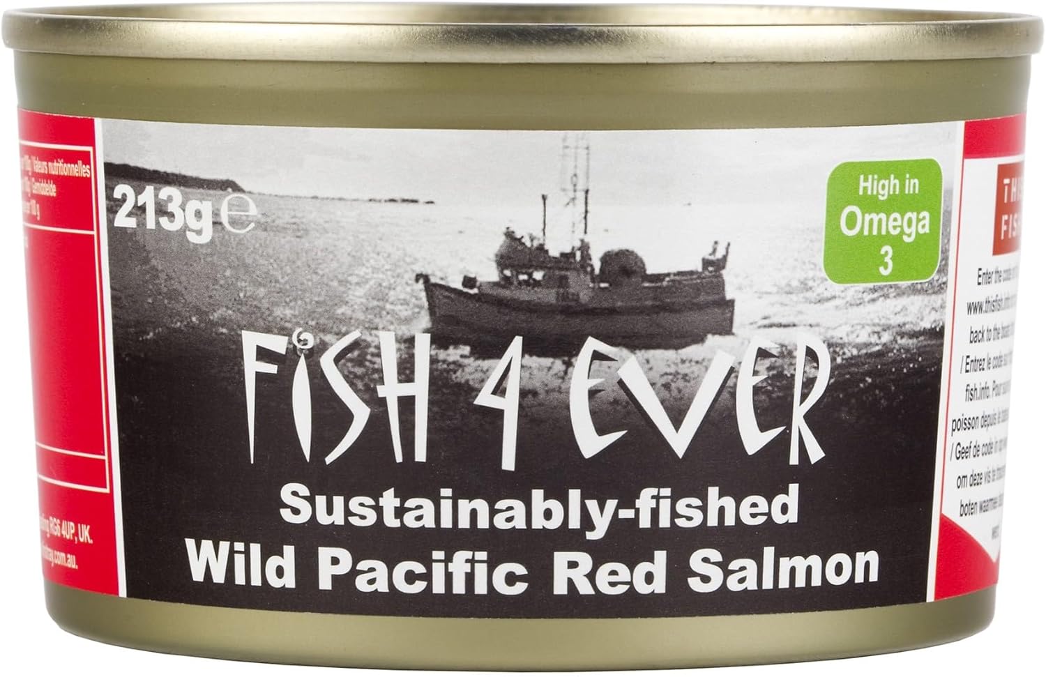 Fish 4 Ever Wild Pacific Red Salmon (Fillets) 170 g : Amazon.com.au ...