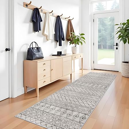 Amazon.com: BYYVOO 3x10 Runner Rug for Hallway: Washable Rug Runners ...