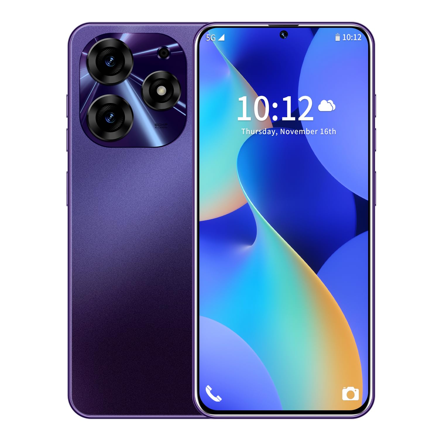 Unlocked Android Phone Spark 10 Pro 5G Unlocked Cell Phone 6.7 Inch HD ...