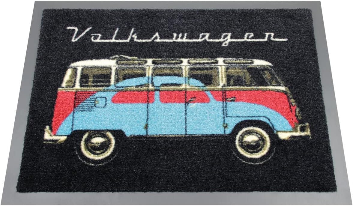 Amazon.com : BRISA VW Collection - Volkswagen Foot Mat Doormat Rug Shoe ...