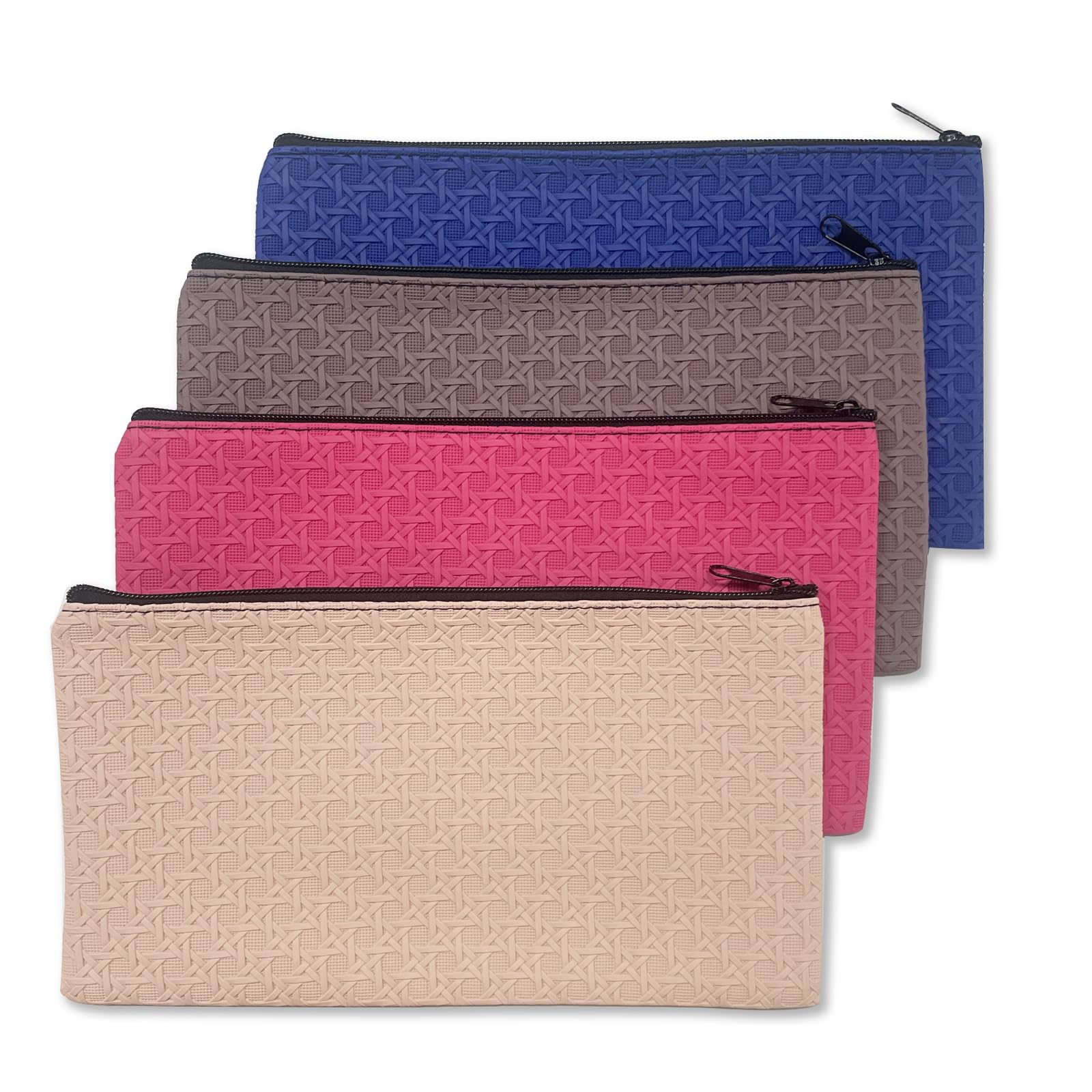 Amazon.com: Bank Bags,4 Pack Zipper Money Pouch Bank Deposit Bag PU ...