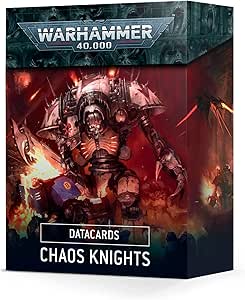 Amazon.com: Warhammer 40k - Datacards V.9 Chaos Knights (En) : Electronics