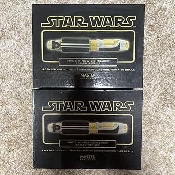 Amazon.co.jp: Master Replica Star Wars Mini Lightsaber Mace Window Set ...