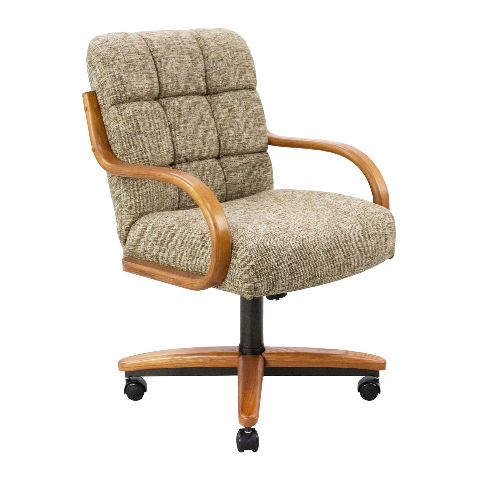 Amazon.com - Chromcraft Caster Swivel Tilt Dining Chairs, Ultra Comfort ...